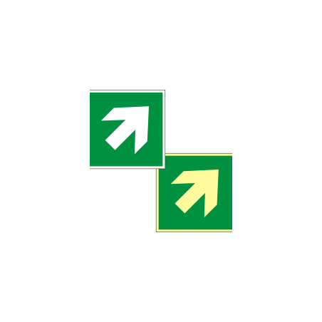 Zusatzzeichen GRÜN als Pfeillsymbol Typ D, aufwärts/abwärts nach DIN EN ...